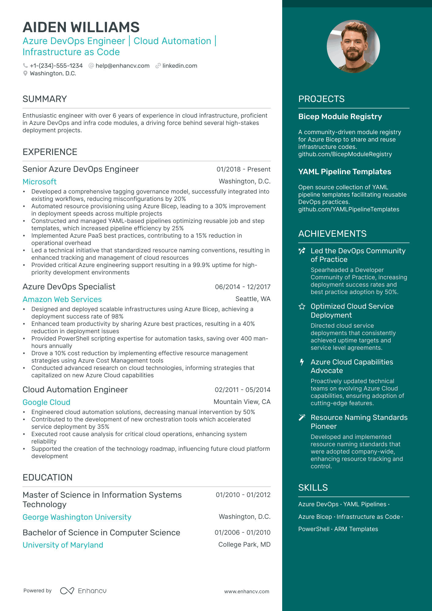 5 Azure Devops Engineer Resume Examples And Guide For 2024